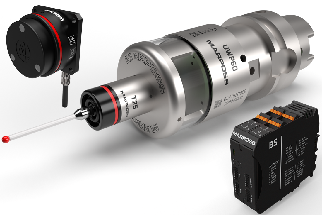 Touch probe system with ultra wideband transmission technology