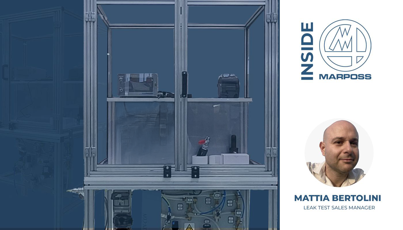 MARPOSS - Marposs air leak testing bench for high volume tank