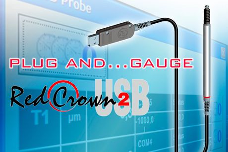 MARPOSS news - Red Crown2 USB, plug and gage pencil probes