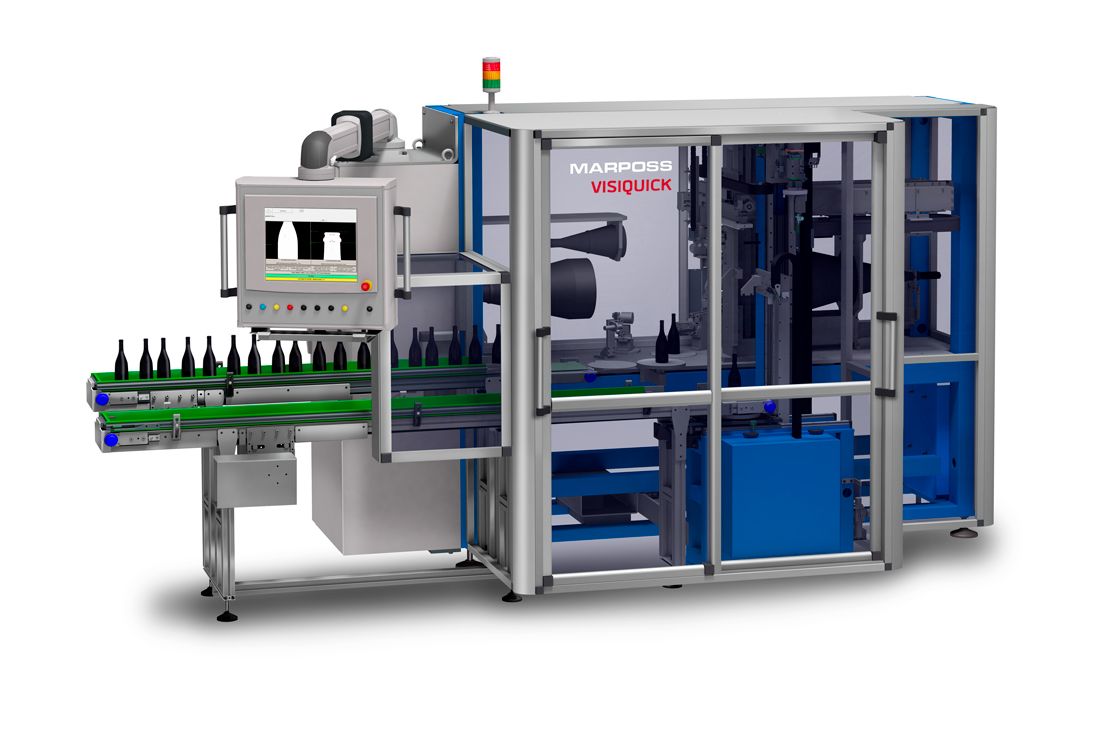 MARPOSS flexible measuring system for glass containers inspection